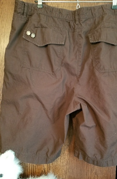 Basic Editions | Shorts | Basic Editions Brown Shorts | Poshmark